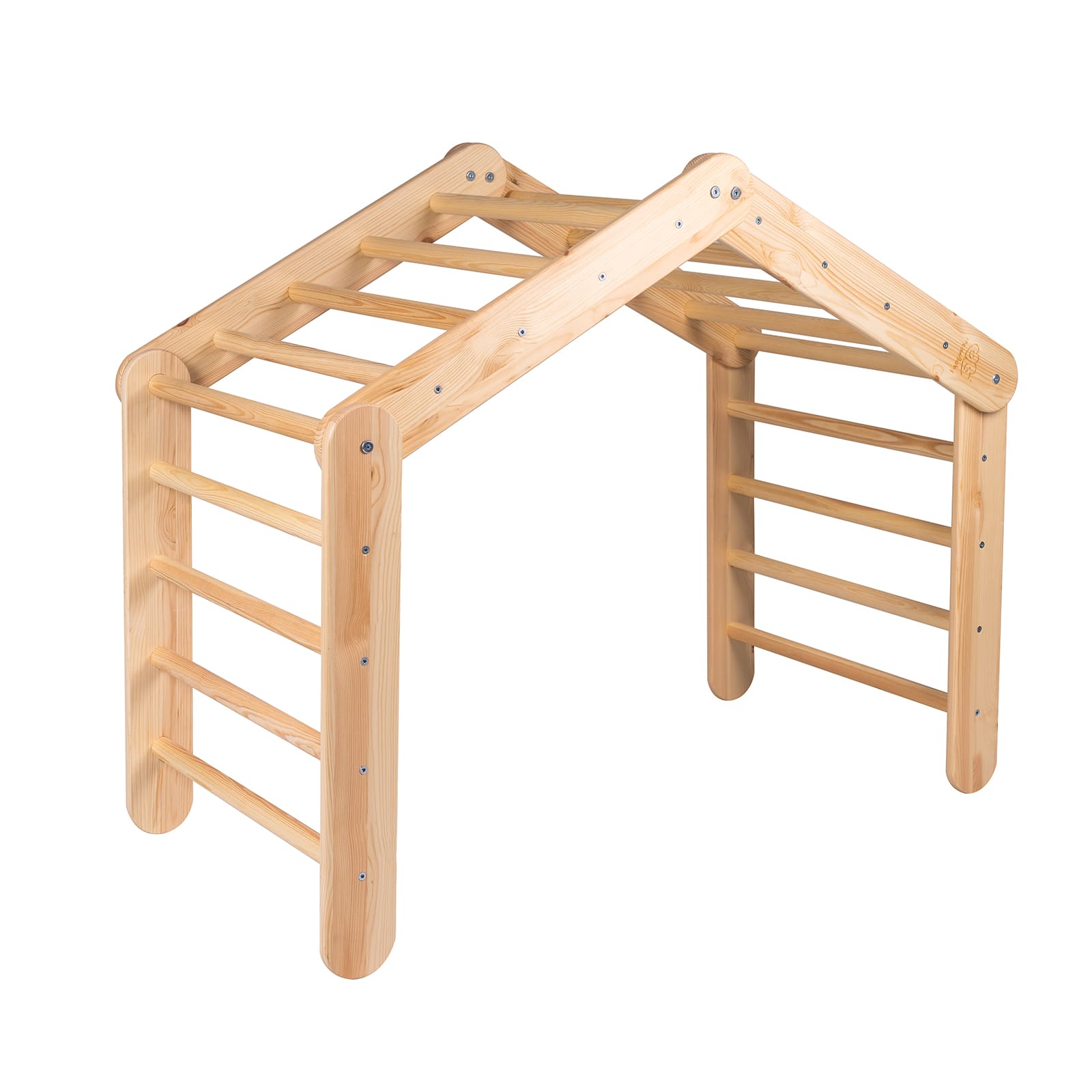 Large Wooden Pikler Ladder - Natural Wood – Little Yoddha Steps