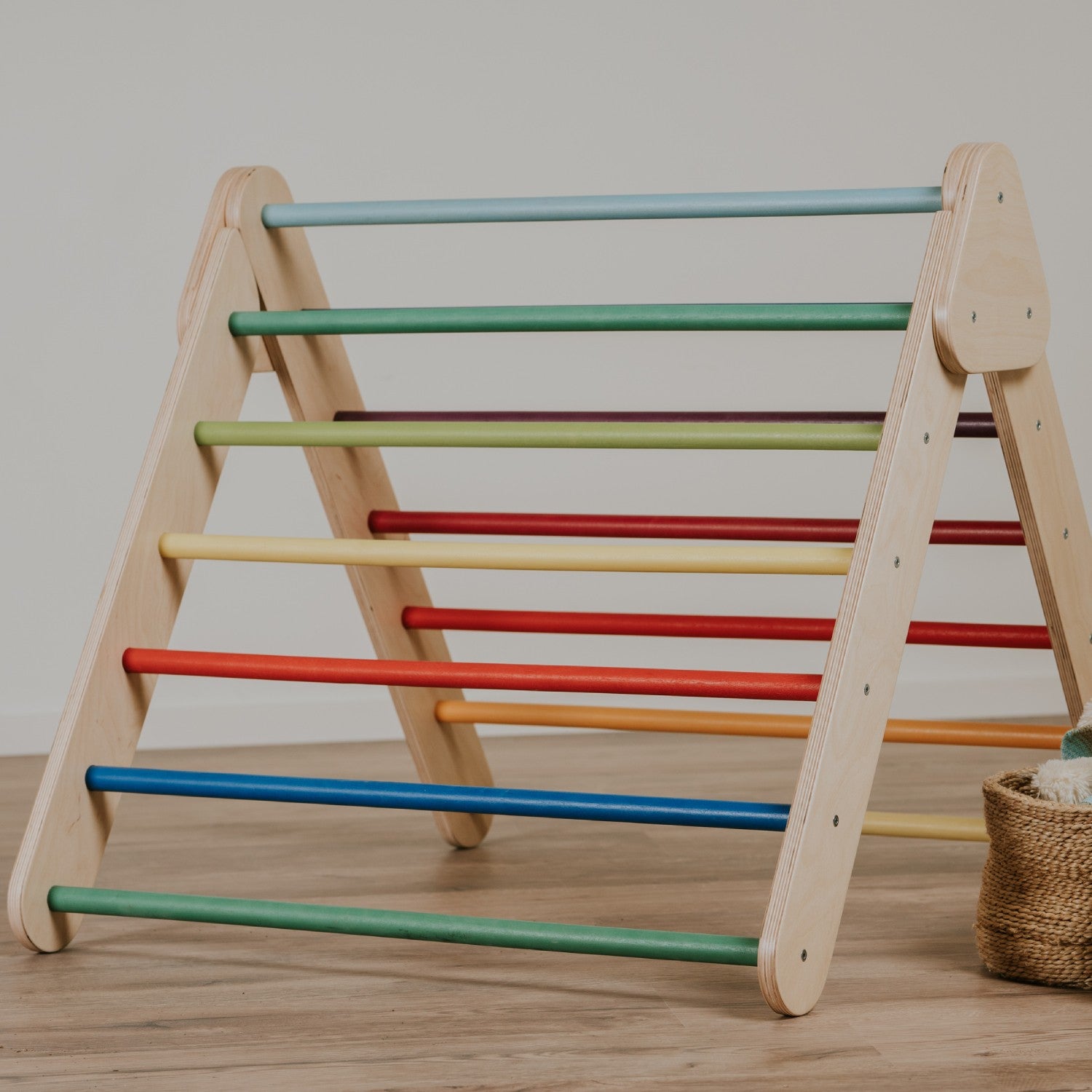 Pikler Triangle - Rainbow | Montessori Climbing Triangle - Free Shippi ...